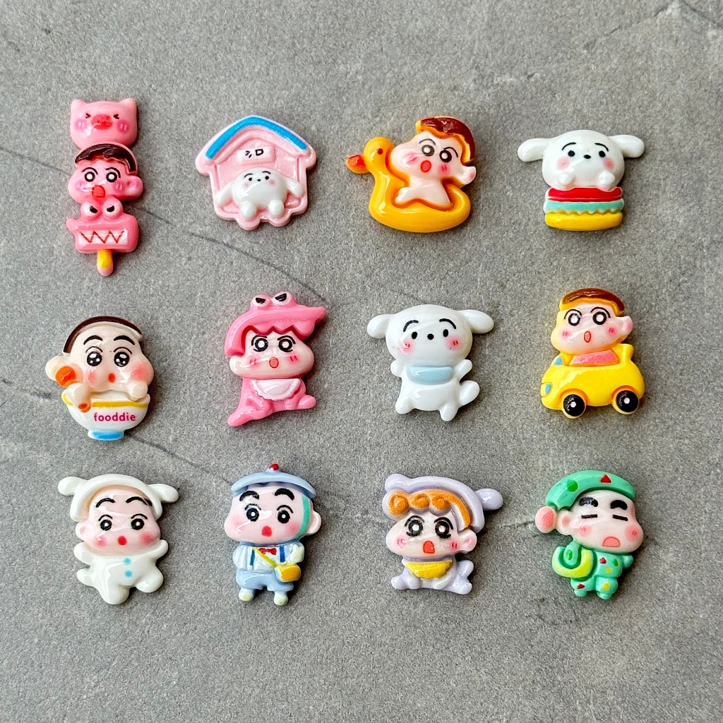 1PCS Crayon Shin-chan DIY Sandals Shoes Decorations Buckle Button Fit ...