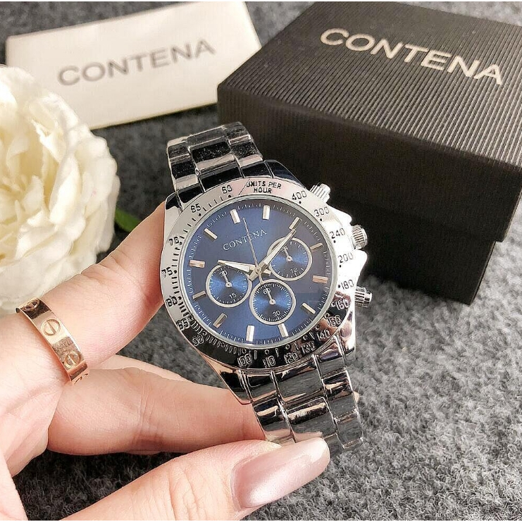 Contena New Product Men's Three-Eye Six-Hand Dial Stainless Steel Strap ...