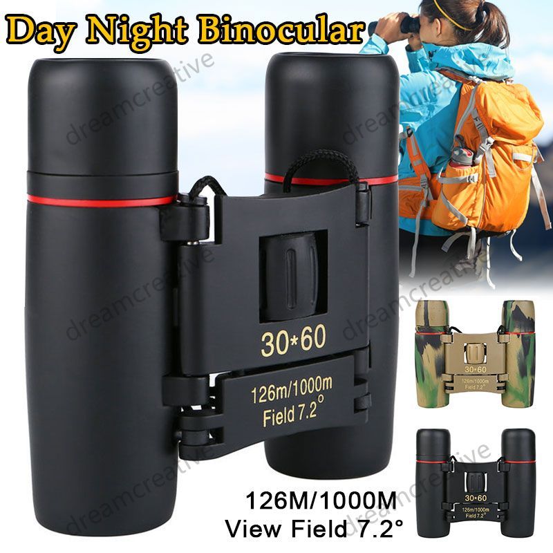 30X60 TEROPONG Mini Binocular Day & Night Vision Telescope Outdoor ...