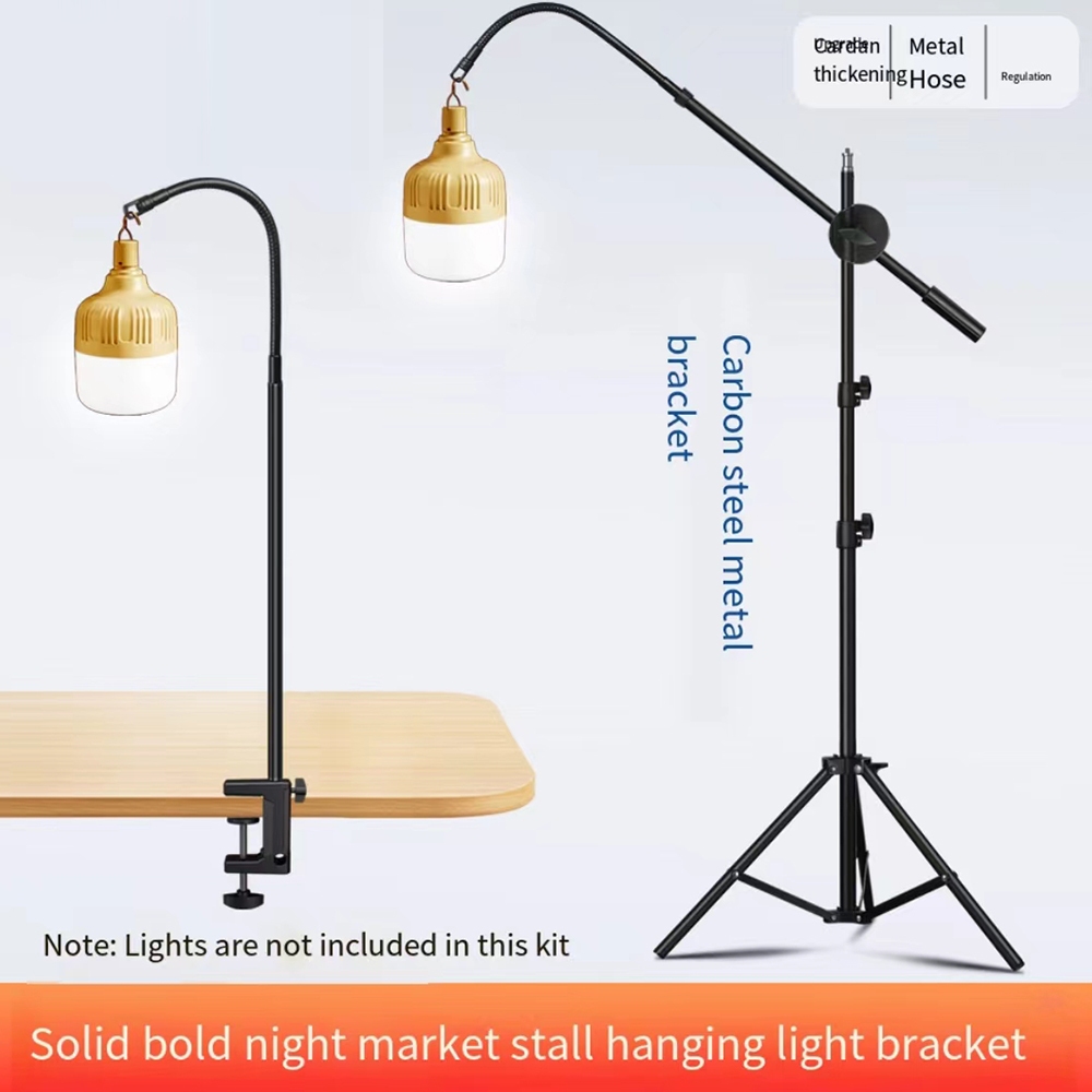 Three-legged telescopic stand night market light stand desktop light ...