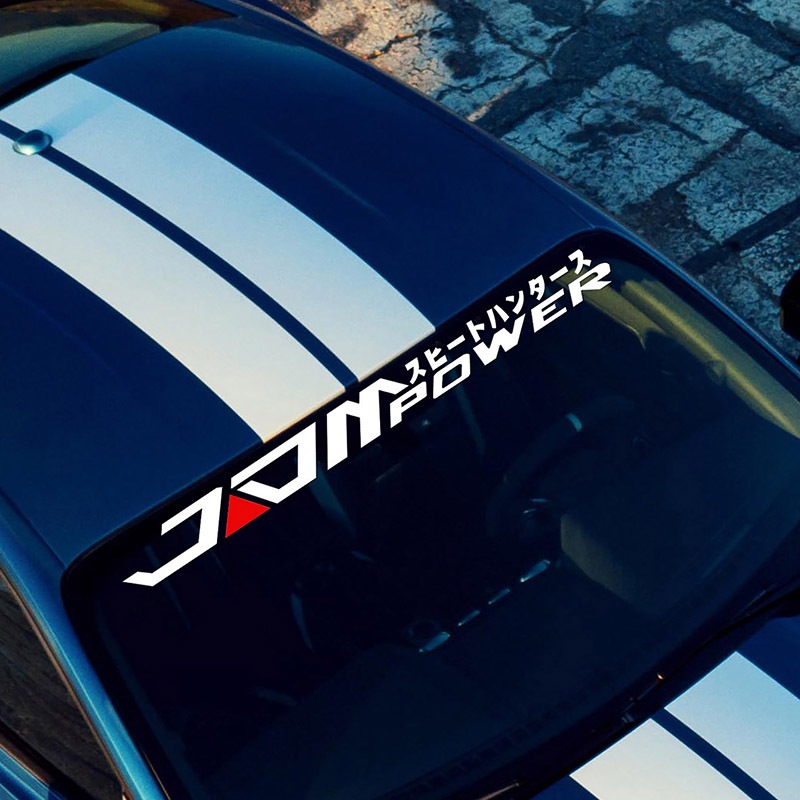 JDM Power Car Stickers Speed Hunter Sticker Car Body Door Windshield ...