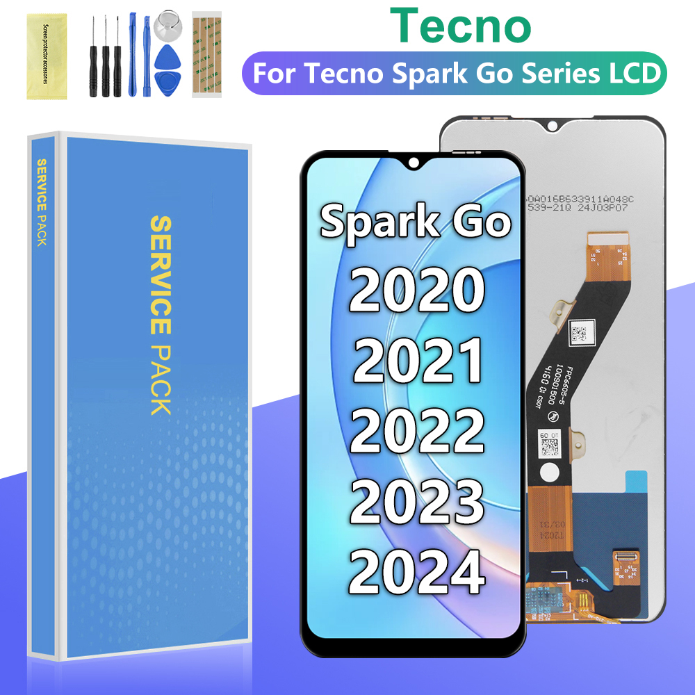 Original For Tecno Spark Go 2024 2023 2022 2021 2020 LCD Display Digitizer Touch Screen Assembly ...