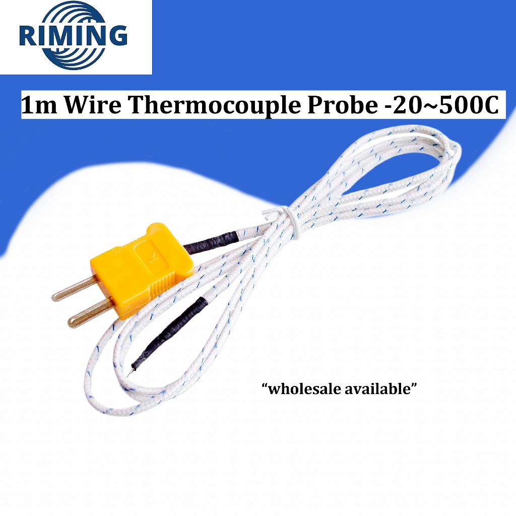 K type surface thermocouple temperature sensor 1m wire thermocouple ...