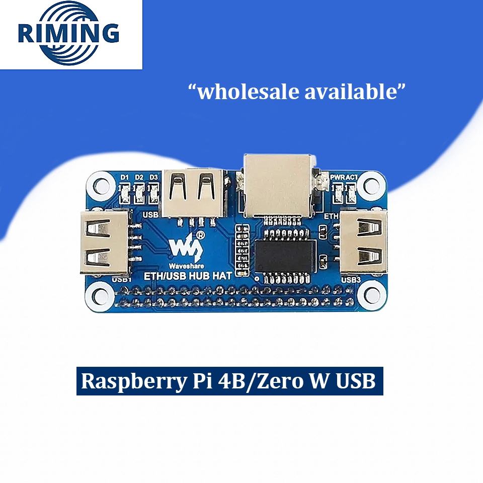 Raspberry Pi 4B/Zero W USB to Ethernet RJ45 Network Port USB HUB Splitter | Shopee Philippines