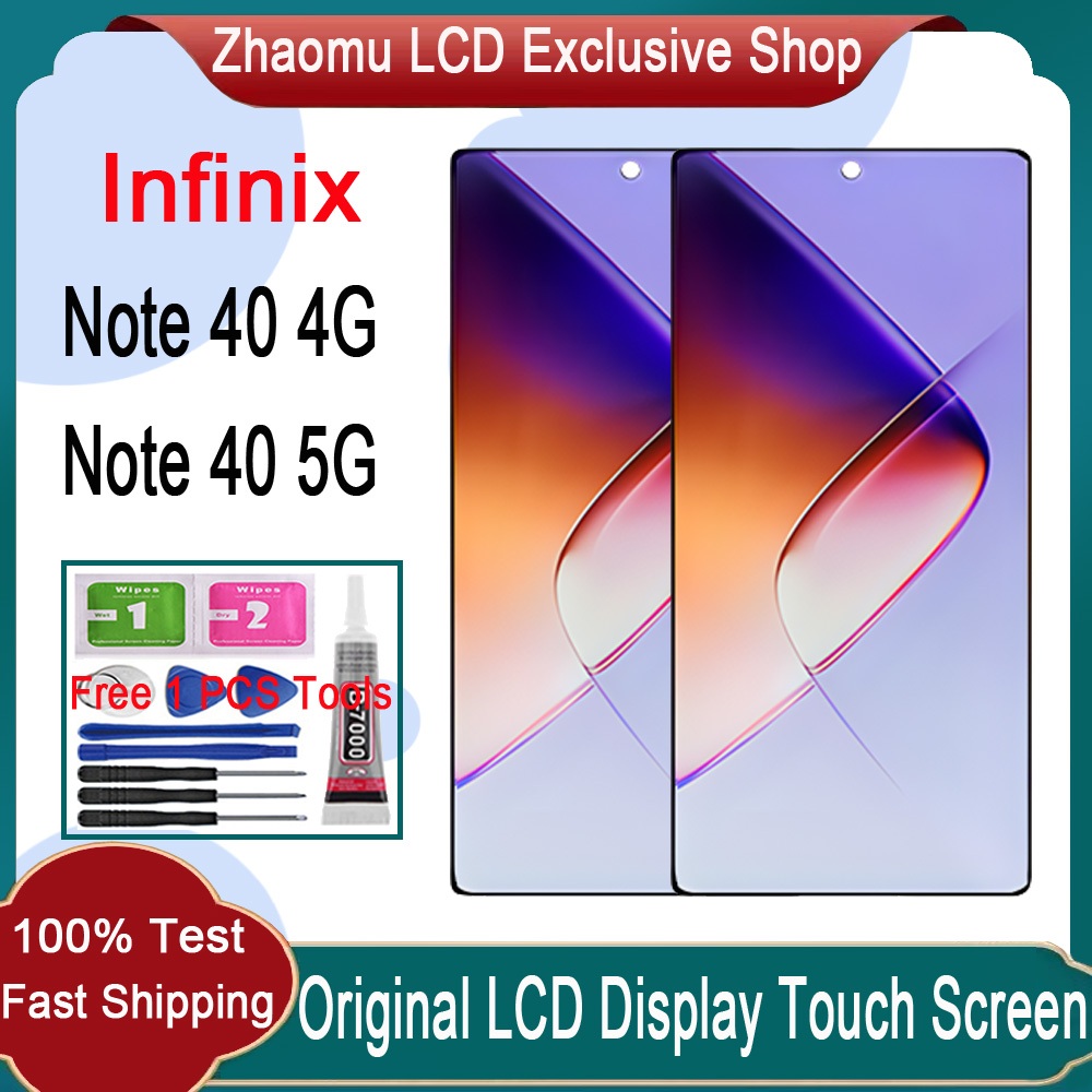 Original AMOLED Infinix Note 40 4G 5G LCD Display Touch Screen Replacement | Shopee Philippines