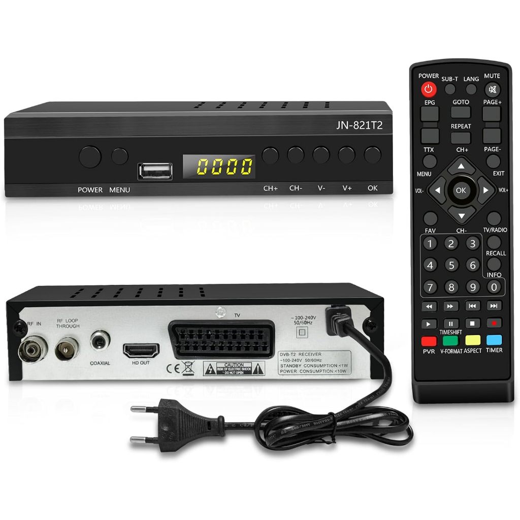 Hd DTT Receiver, DVB-T2 Decoder, HD 1080P H265 HEVC Main 10 Bit ...