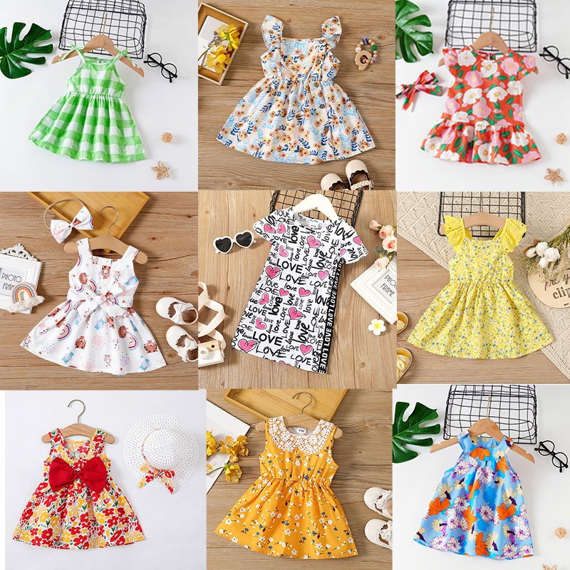 0-24M Dress Baby Girl Pure Cotton Princess Dress Baby Dress Girls' Cute ...