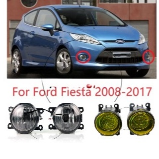 Car front bumper fog light for Ford Fiesta MK7 Zetec 2008 2009 2010 2011 2012 2013 2014 2015 ...