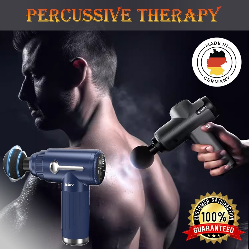 Mini Massage Gun 6 Speeds With 4 Heads Massager Electric Fascial Gun ...