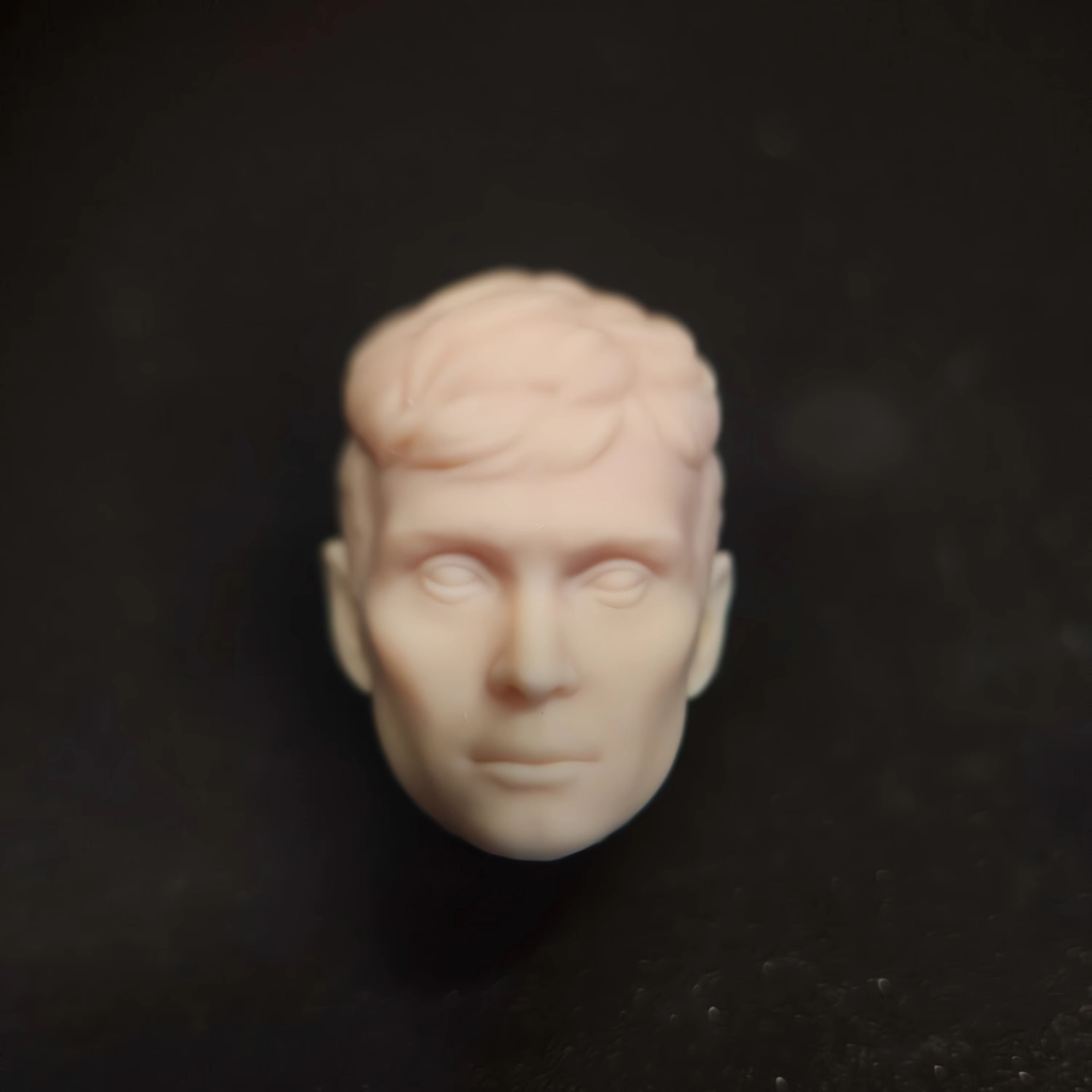 Unpainted 1/12 Scale Cillian Murphy Head Carved Model Fit For 6 inches SHF MEZCO McFarlane Male ...