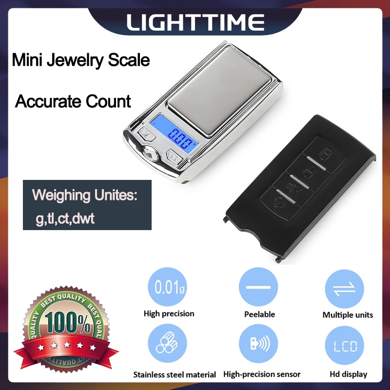Mini Digital Pocket Electronic Scale 200g/100g 0.01g Precision Powder Scale Stainless Steel ...