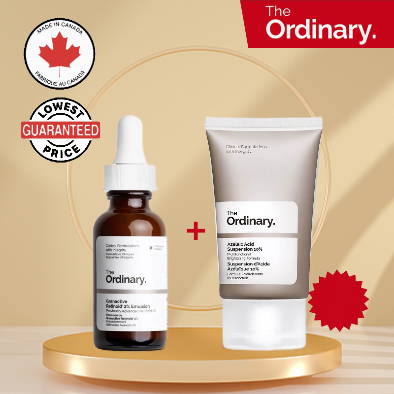 The Ordinary Acne Removal Set Granactive Retinoid 2% + Azelaic Acid ...