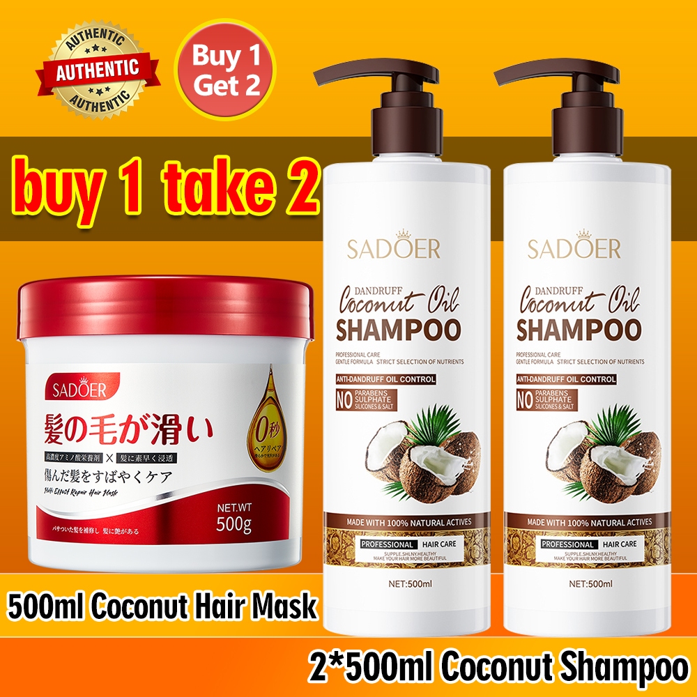 Coconut oil shampoo Deep cleaning, get rid of dandruff, anti-dandruff ...