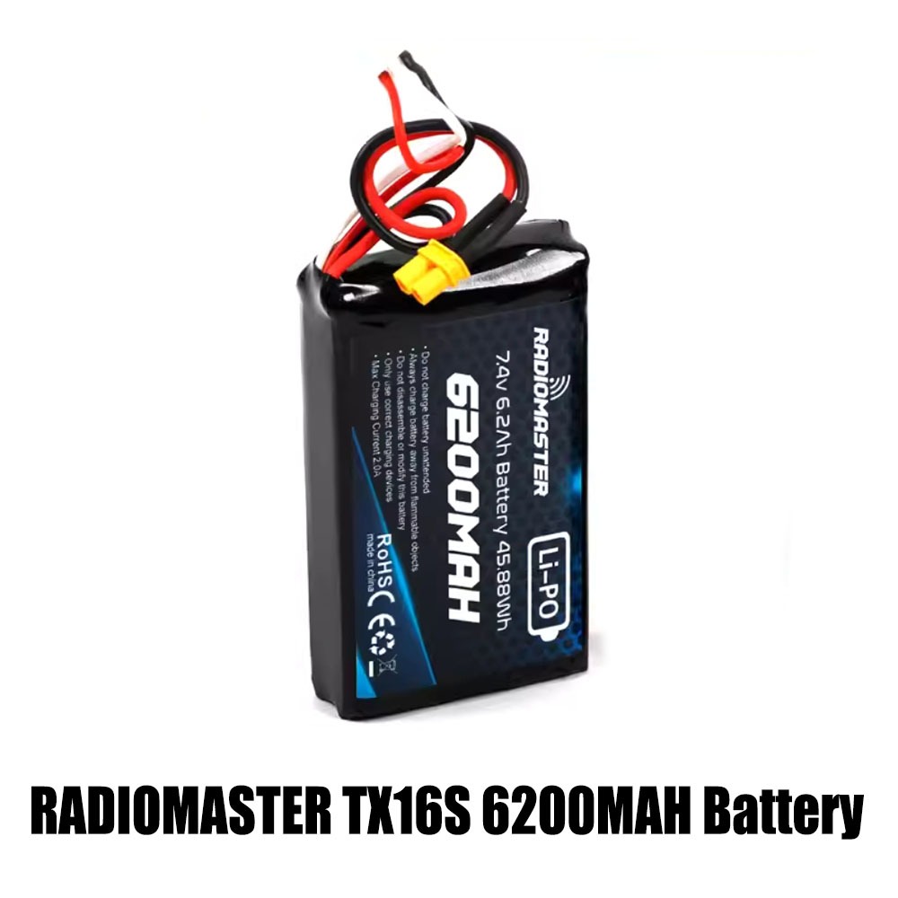 RadioMaster BOXER TX16S Original Transmitter 2S 7.4V 6200mAh Lipo ...