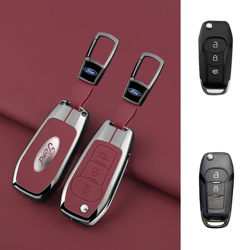 Ford everest Alloy Key Case cover key cases Ford Key Shell holder pouch ...
