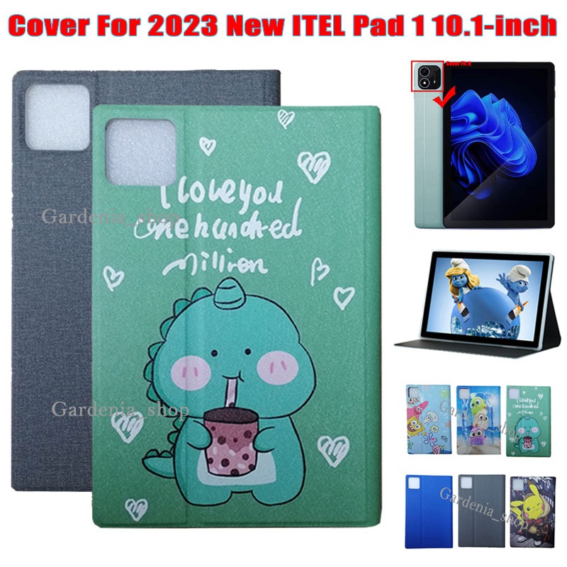 For 2023 New ITEL Pad 1 10.1-inch Fashion Cute Cartoon Tablet Cover ...