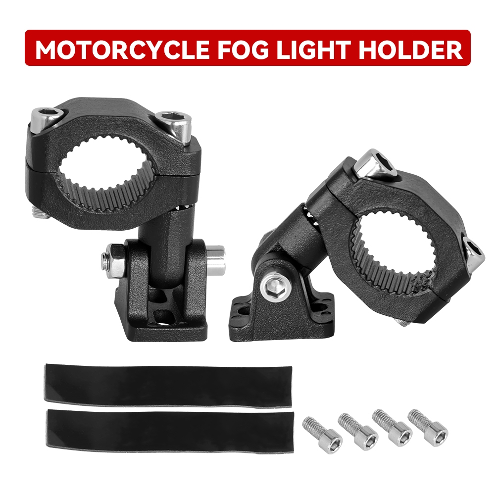 Motorcycle LED Headlight Spotlight Clamps Bracket Tube Mount for ...