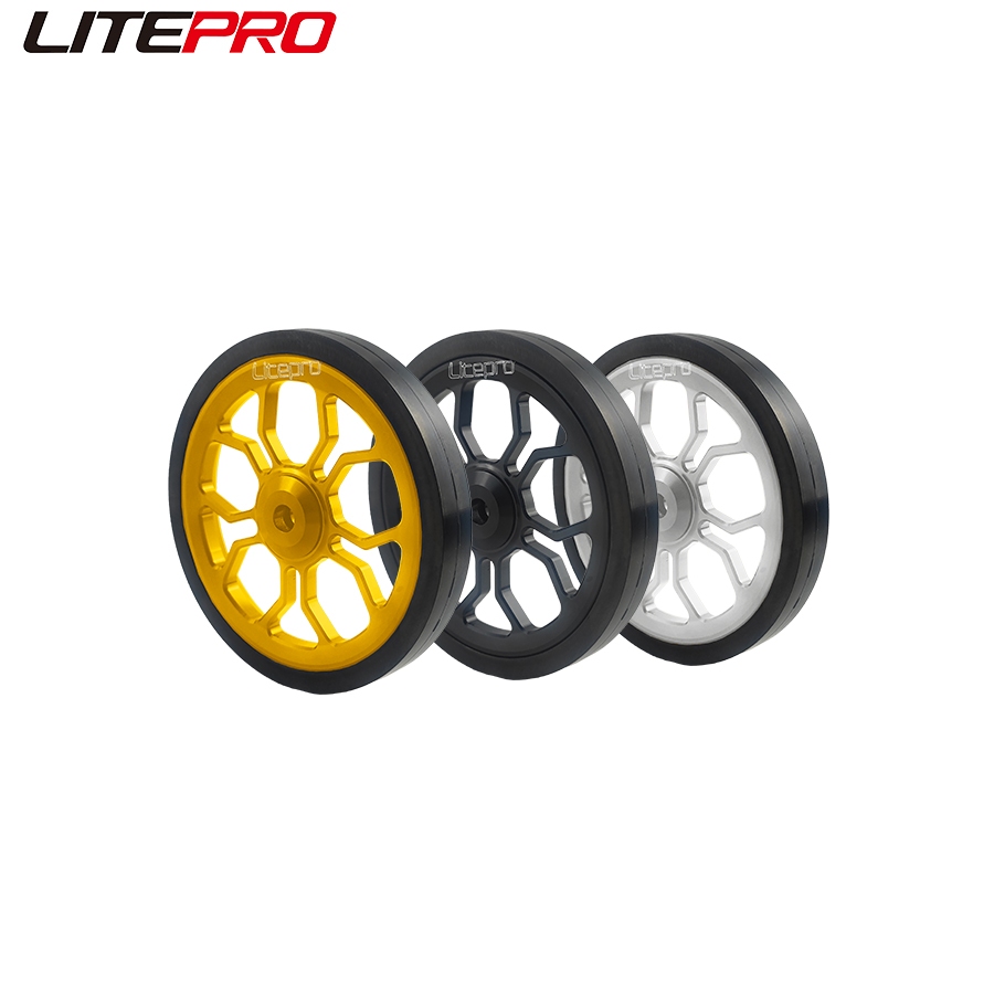 Litepro Spider Easy Wheel 80mm 3D Widened Version Push Wheel Aluminum Alloy Bearing Push Wheel ...