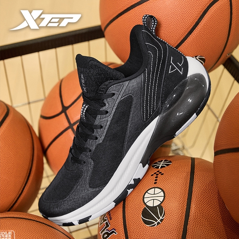 XTEP Shark Men Basketball Shoes Support Wear-resistant High-top ...