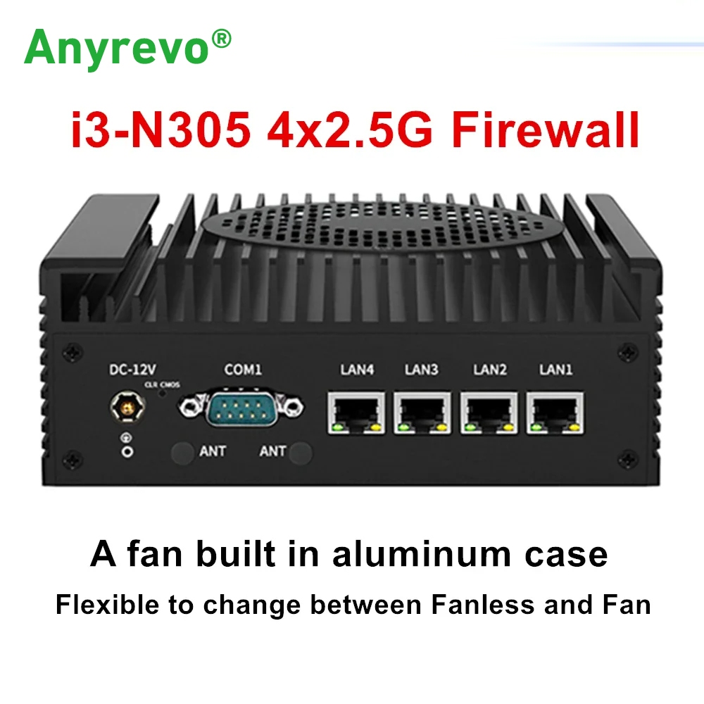 Firewall Appliance Mini PC 12th Gen Intel Core i3 N305 N100 2.5G Soft ...