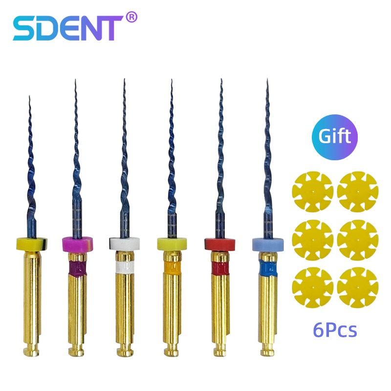 SDENT 6Pcs/Box Dental Heat Activated Root Canal Files Endodontic Engine ...