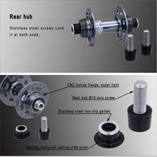POLSO FH003 Fixed Gear Hub 24H 32H Rear Hub With Aluminium Alloy Cog ...