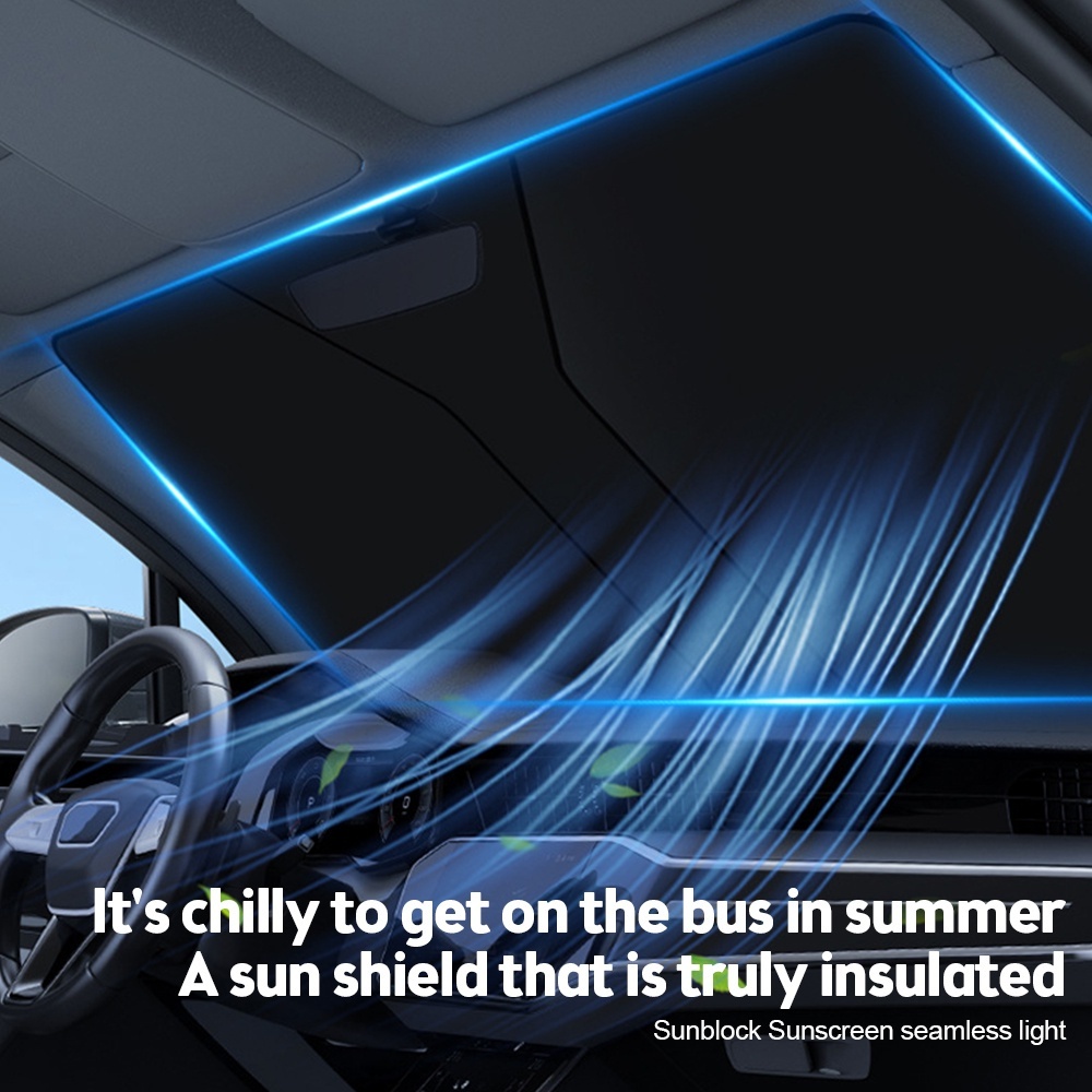Windshield Sunshade Foldable Car Sun Reflectors UV Protection Prevents ...