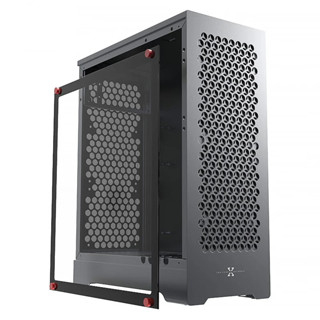 ZZAW C1 Upgraded Version All Aluminum MATX/ITX Case Side Tempered Glass ...