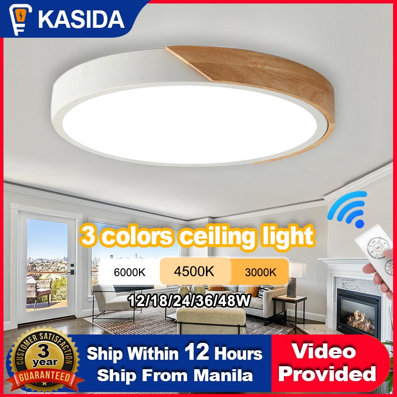 KASIDA Nordic Ceiling Light Ultra Thin Led Lamp Ceiling Lights 12W 18W ...
