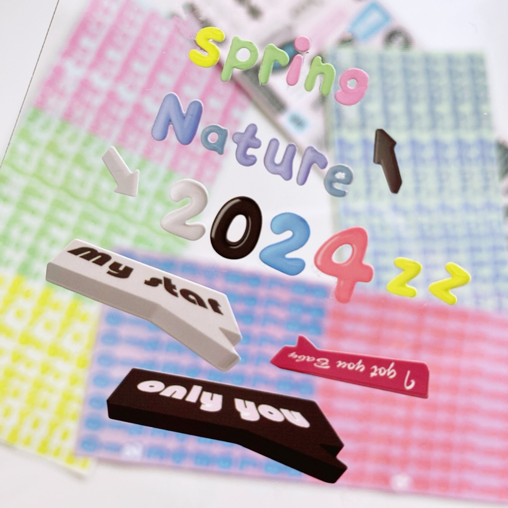 Number Letter Stickers Handbook Stickers Cuckoo Card Stickers diy ...