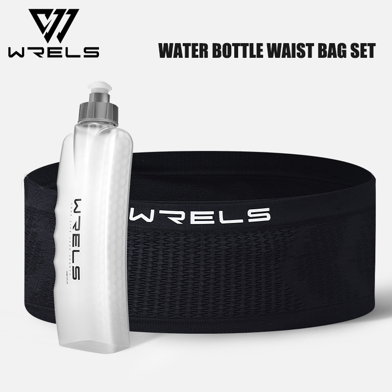 WRELS Sport Running Waist bag + 350ml PP5 Water Bottle Portable Set ...