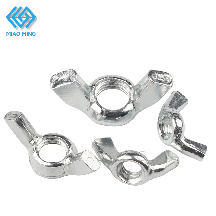 M3 M4 M5 M6 M8 M10 M12 White Zine Butterfly Nut Wing Nut Skru [Screw ...
