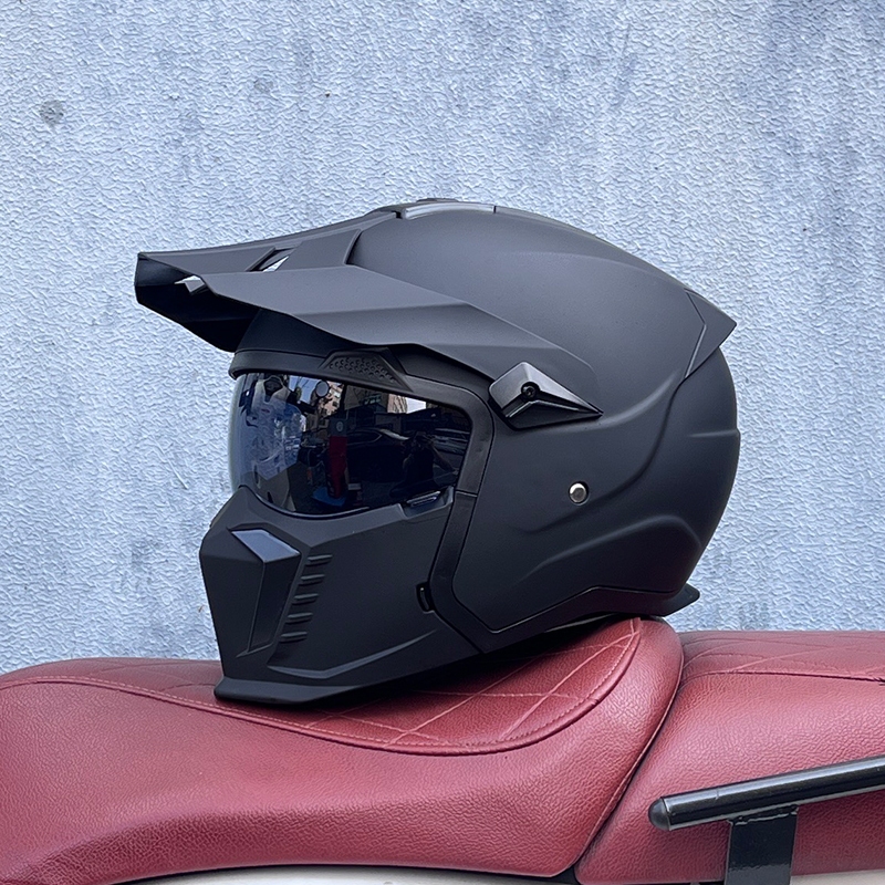 2024 New Street Fighter Combination Helmet Detachable Transparent ...