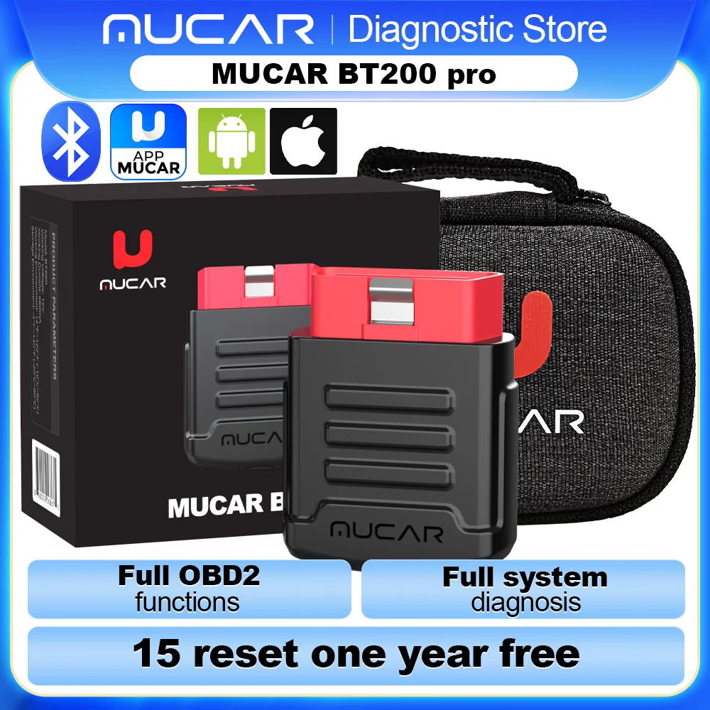 THINKCAR BT200 Pro Professional Lifetime Free All Cars Full System Obd2 ...