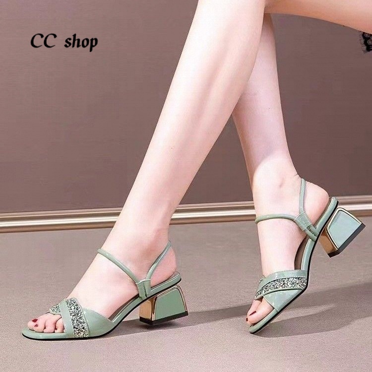 Block heels sandal for women 1.5 inch sale casual fashion elegant ...