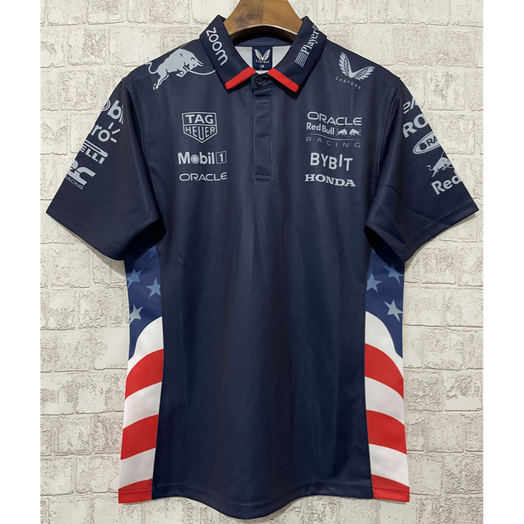 f1 shirt 2024 2025 Red Bull Racing Formula One racing suit | Shopee ...