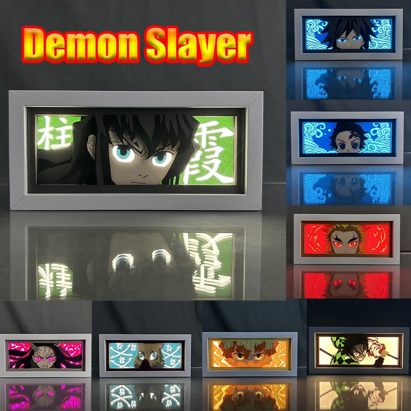 Anime Demon Slayer Light Box Home Creative Nightlight Manga Space ...