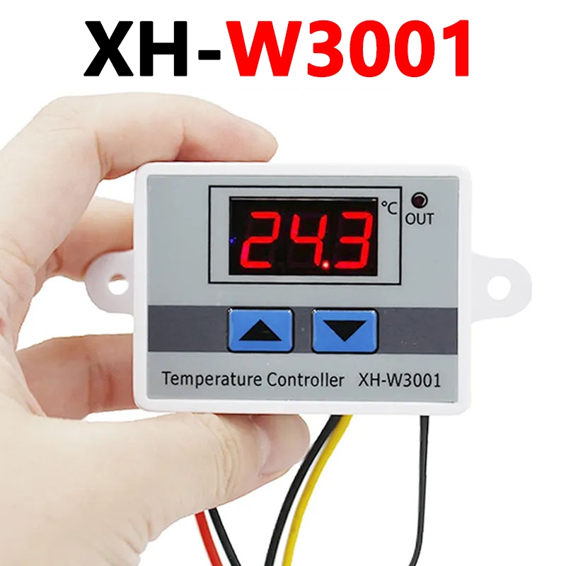 220V Digital temperature controller Thermostat control heating cooling ...