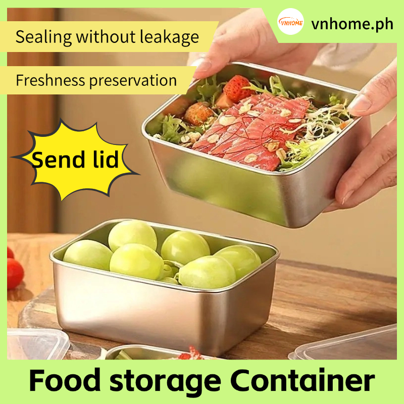304 High Quality Stainless box Refrigerator Fresh Keeping box for food ...