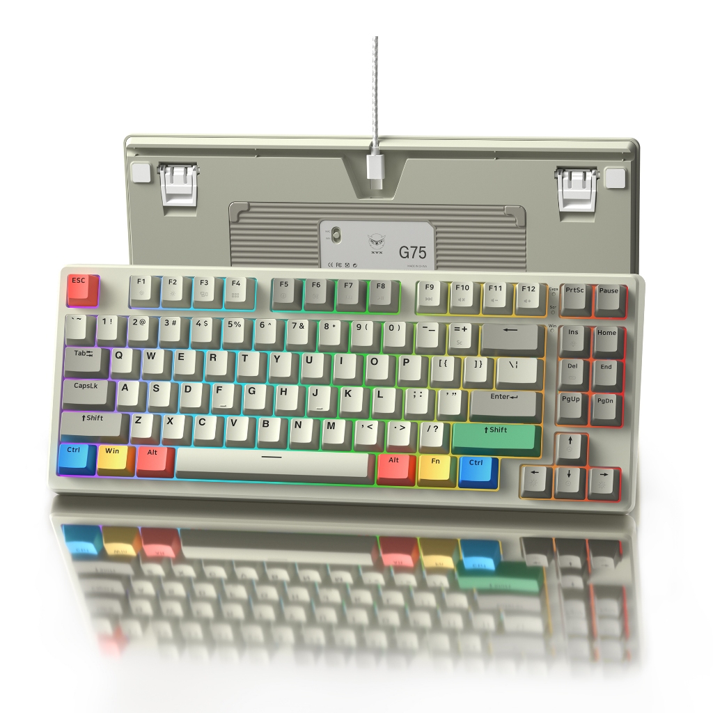 XVX G75 Rapid Trigger Gaming Hall Effect Keyboard Magnetic Switch 75% ...