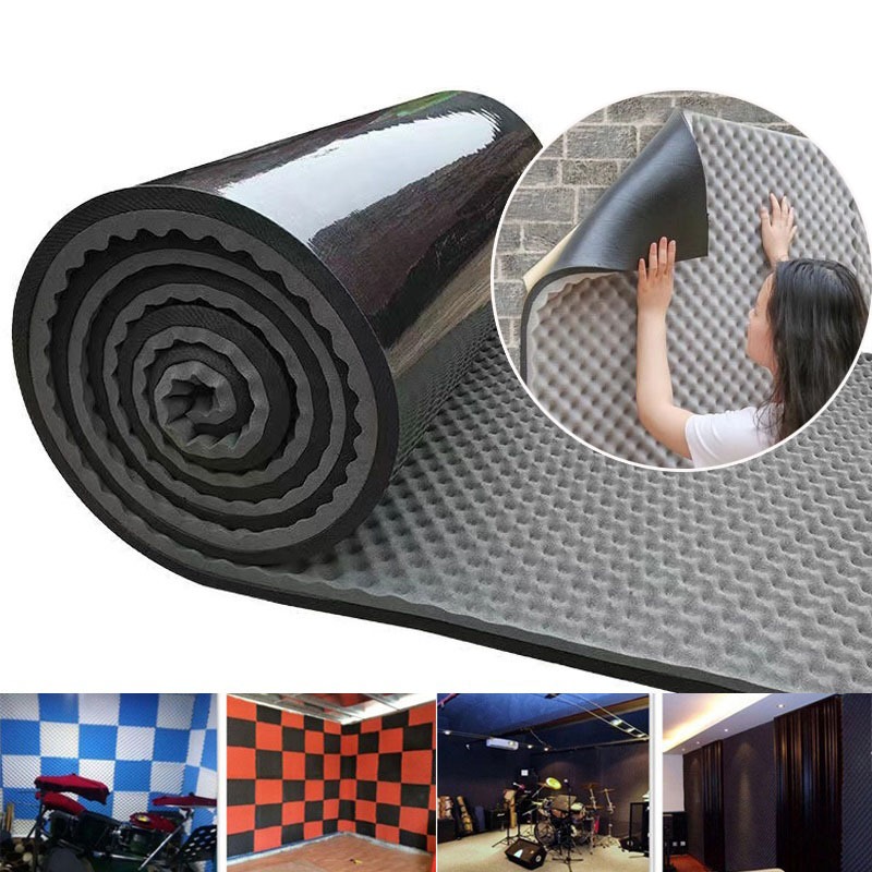 25mm Big Size Rubber Acoustic Foam Panel, 6 Colors Soundproof Foam ...