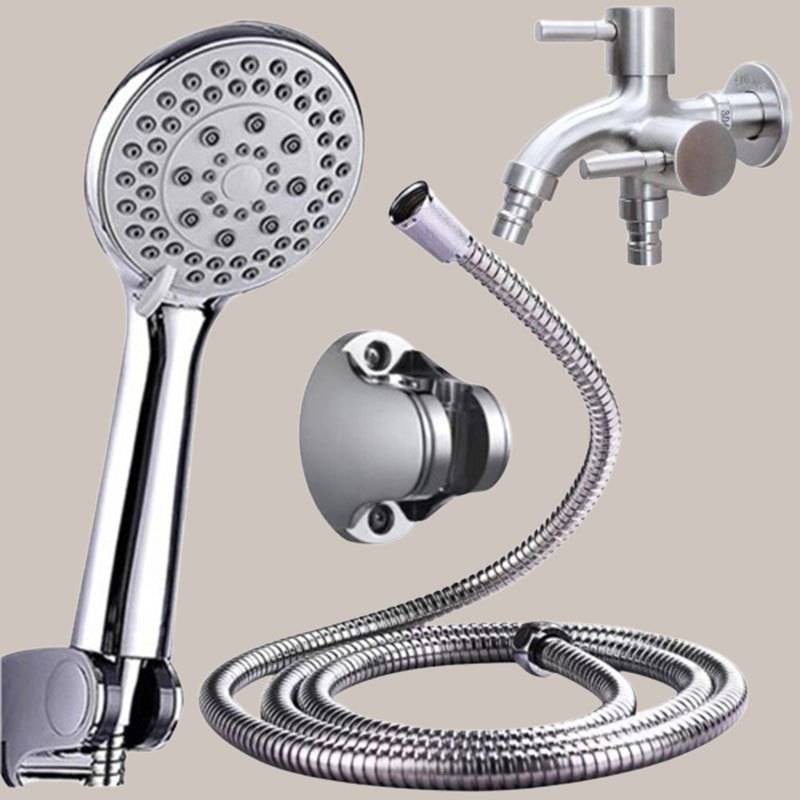Shower set with Stainless Faucet 4 in1 adjustable Shower Set with Hose ...