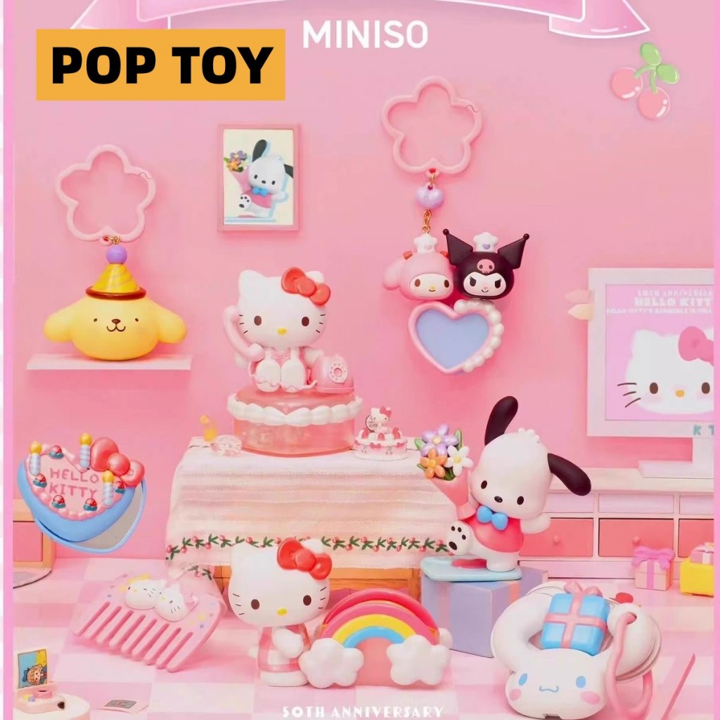 Hello Kitty 50th Anniversary Series Cute Figures Hobby Collecting Gift ...