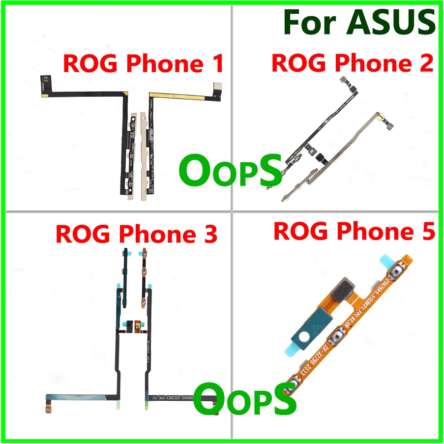 For ASUS Rog Phone 1 2 3 5 Rog1 Rog2 Rog3 Rog5 Phone On Off Volume Power Flex Ribbon Cable ...