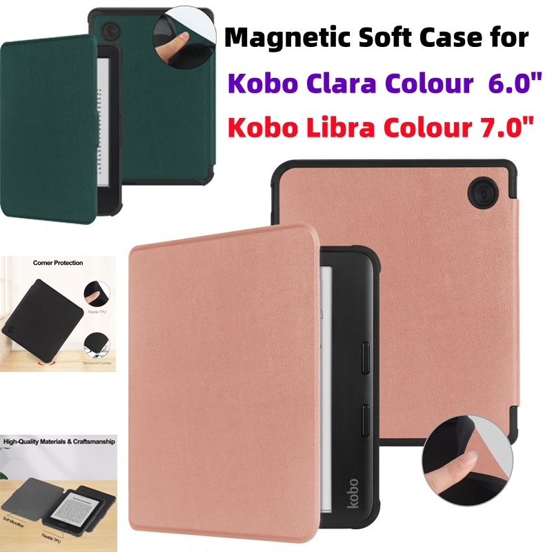 Magnetic Folding Case for Kobo Clara Colour 2024 6.0 inch Case for Kobo ...