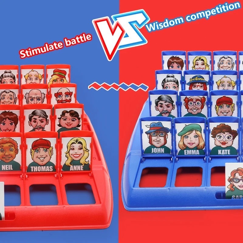 Guess who I am Classic board game Fun family guessing game Children's ...