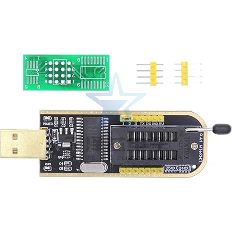 Local Gold CH341B Programmer USB Motherboard Router LCD BIOS/FLASH/24/25 Burner | Shopee Philippines