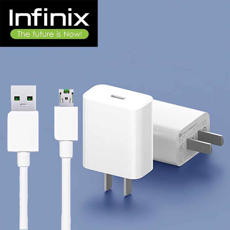 INFINIX Charger Original Fast Charger MICRO USB Data Line 2IN1 Adapter ...