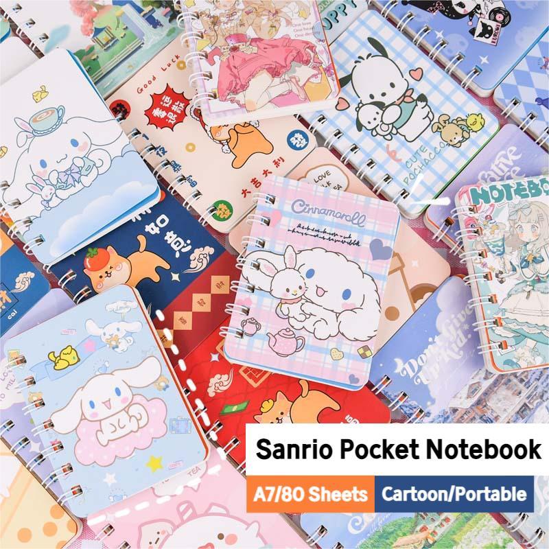 Ashley A7/80Sheets Sanrio Cartoon Pocket Notebook Cute Portable Mini ...