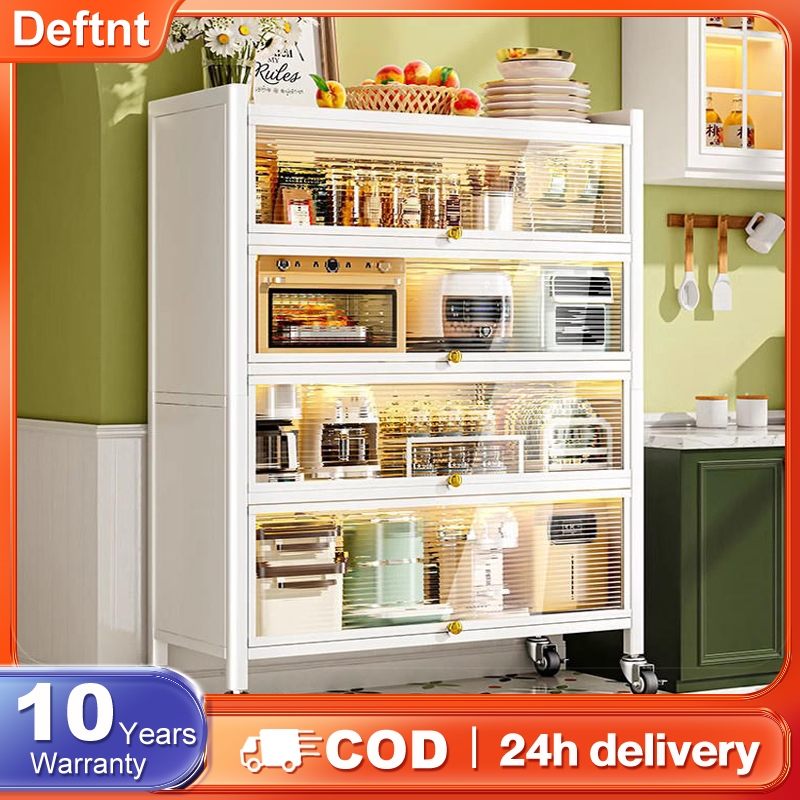 Kitchen storage cabinets 3/4/5 layers Wardrobe Storage Box Dish Rack ...